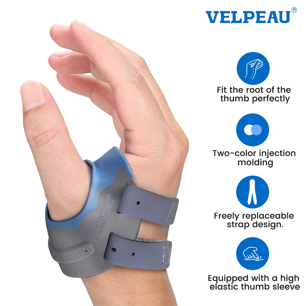 VELPEAU CMC Thumb Brace for Osteoarthritis - with Shape-memory ...