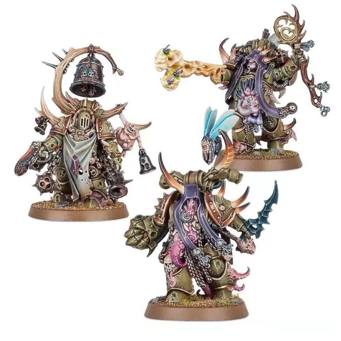 resin recast Death Guard Chosen of Mortarion (unassembled, unpainted ...