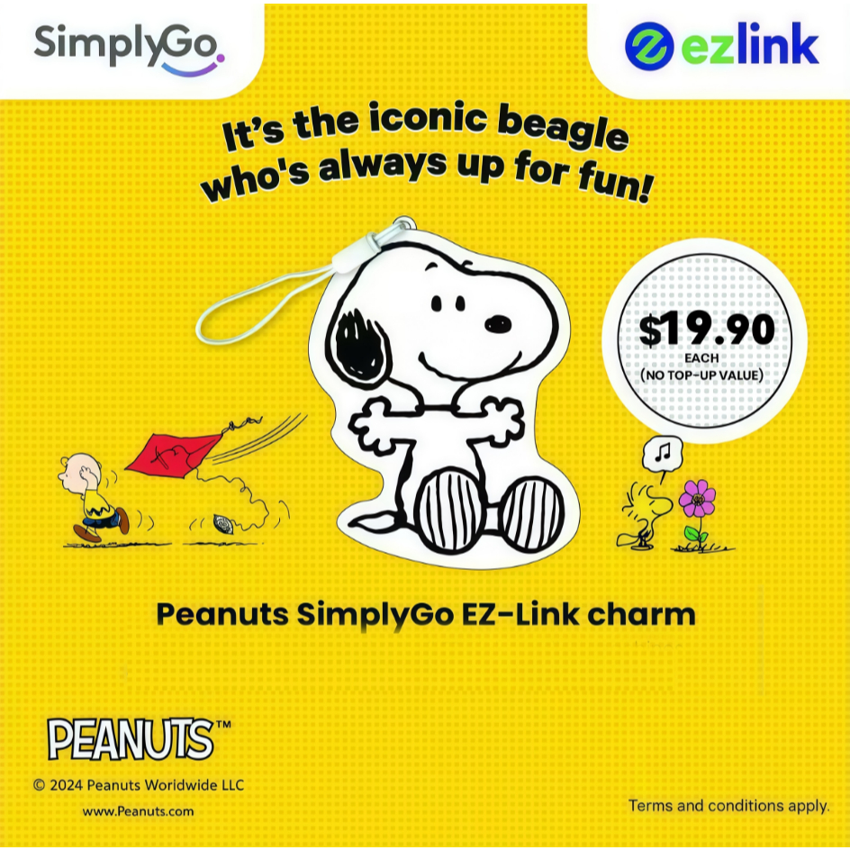 Snoopy EZ-link Charm Die-Cut (Exp:2030) | Shopee Singapore