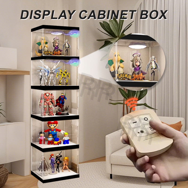SAD Display Cabinet Box Block Storage Imitation Acrylic Door with ...
