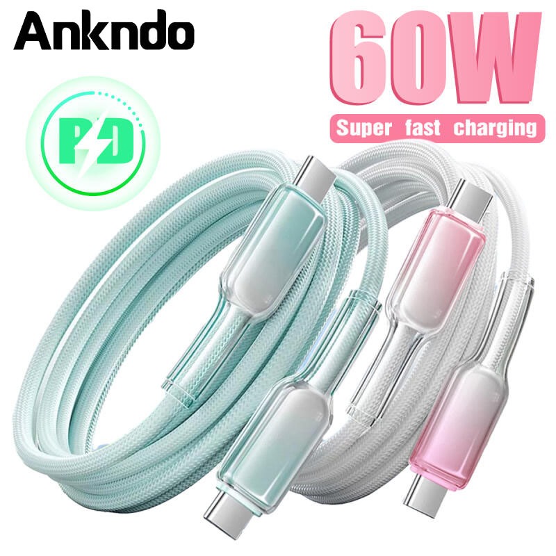 Ankndo Braided Nylon Braided Charger Cable 3 in 1 USB for Samsung ...