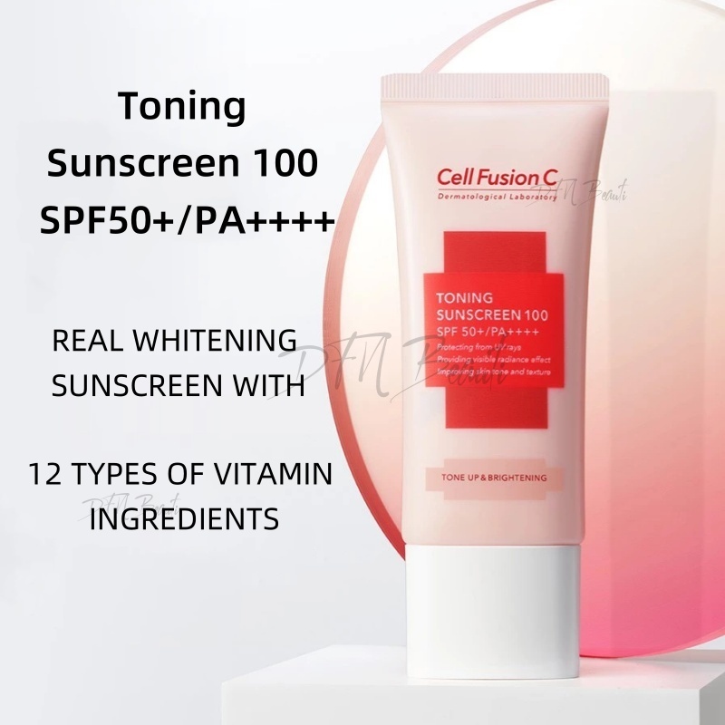 Cell Fusion C Toning Sunscreen 100-50ml (SPF50+ PA++++) Brightening and ...