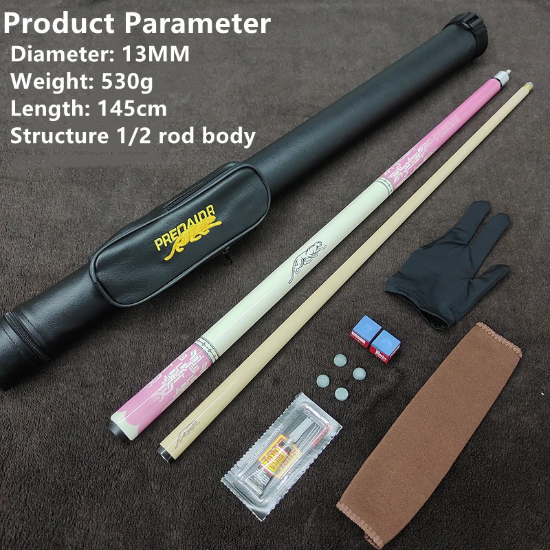 Billiards Club 2-in-1 13MM Cue Stick Billiards Room Accessories Maple ...