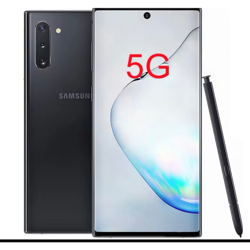Full Set Original Samsung Note 10 5G Cellphone 256GB Single Sim Phone ...