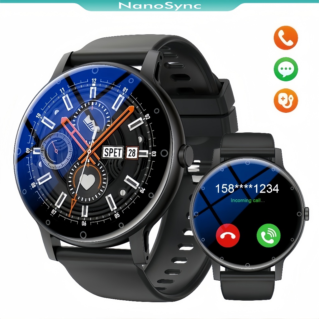 Smart Watch Round High-Definition watch waterproof watch large-screen ...