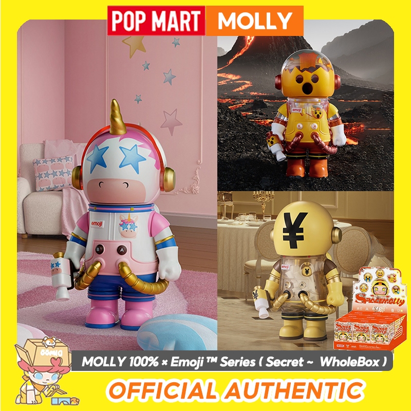MEGA SPACE MOLLY （Secret ）100% × Emoji™ Series Blind Box toy | Shopee ...