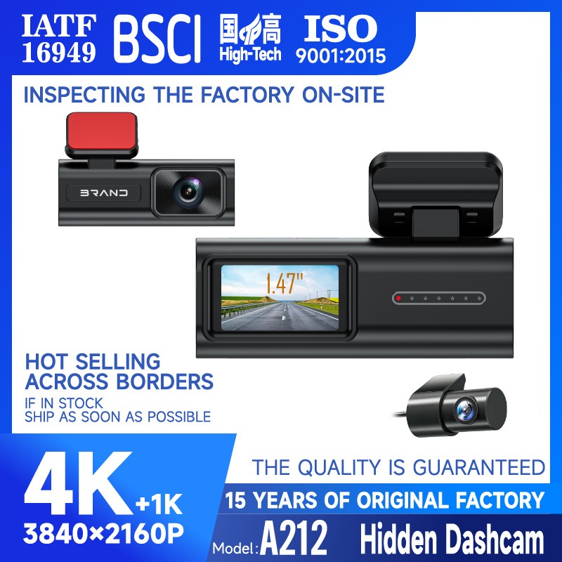 2025 high-definition 4K WIFI driving cameras, car cameras, video ...
