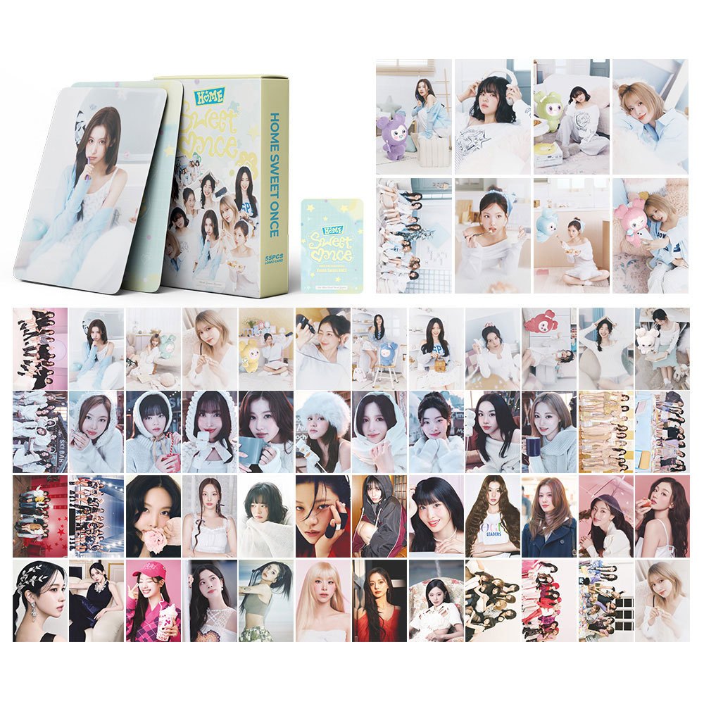 55pcs TWICE HOME SWEET ONCE Lomo cards With Youth I GOT YOU Photocards MISAMO Nayeon Jeongyeon ...