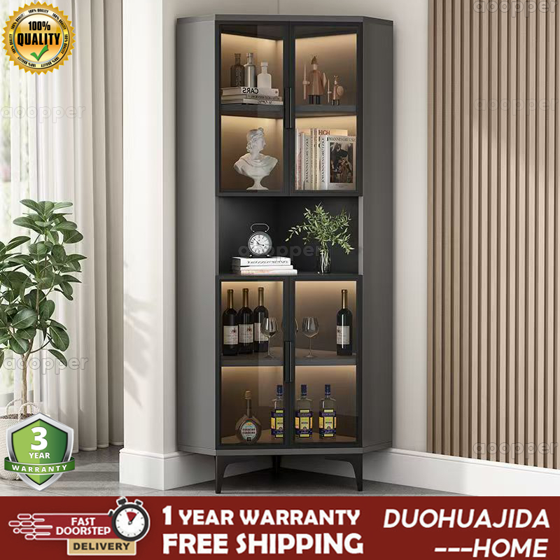 Living Room Corner Wall Facing Triangular Cabinets Hallway Storage ...