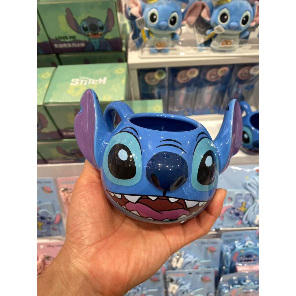 Miniso Disney stitch ceramics cup 16*11*10 CM | Shopee Singapore