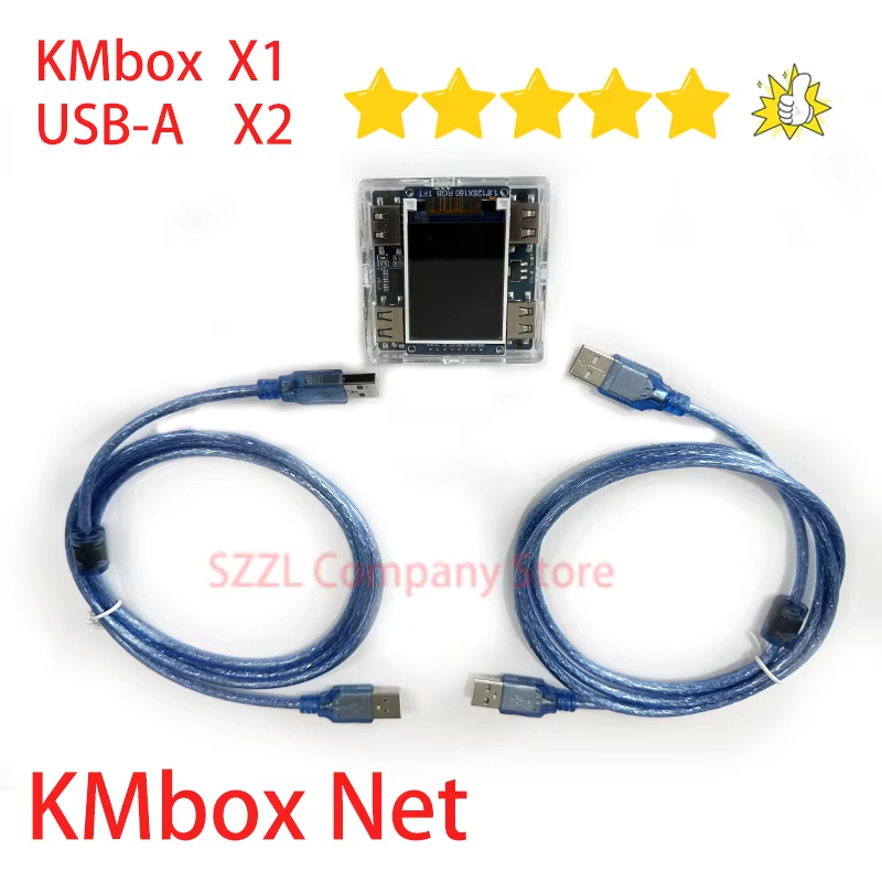 KMbox Network Desktop and Mouse controller AI/DMA Single machine Dubbele controller USB ...