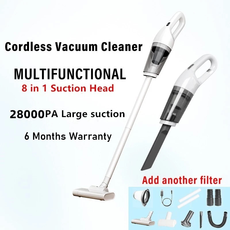 SG Stock 8in1 28000PA Large suction Cordless Vacuum Cleaner Handheld ...