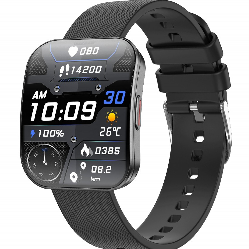 Smart Watch Ultra Thin Curved Amoled Screen BT Call Sport Fitness ...