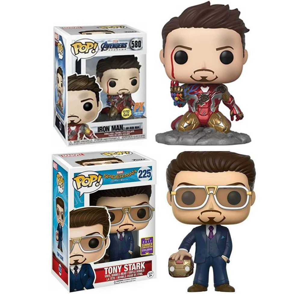 Funko Pop! Avengers: Endgame Iron Man Tony Stark Vinyl Action Figure ...