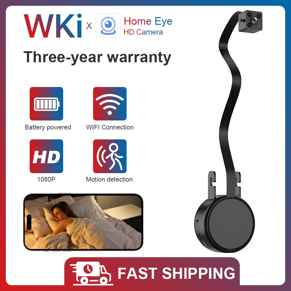 WiFi Mini Portable Camera – 2MP HD, Night Vision, Motion Detection ...