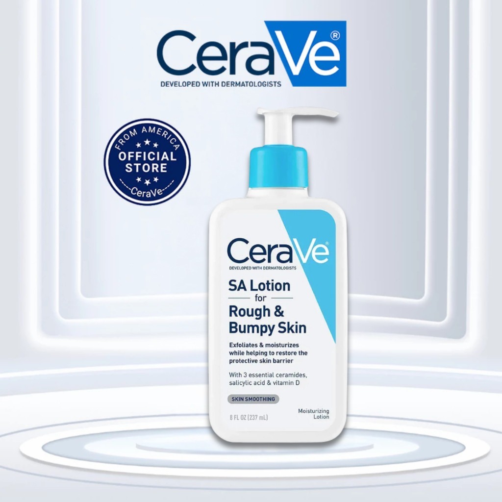 Cerave SA Rough & Bumpy Skin Lotion 237ml Exfoliating & Moisturizing ...