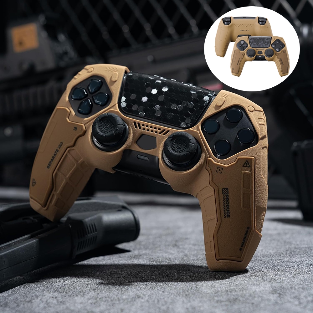PS5 Controller Skin Set, Anti-Slip Silicone Protective Cover Skin Case ...