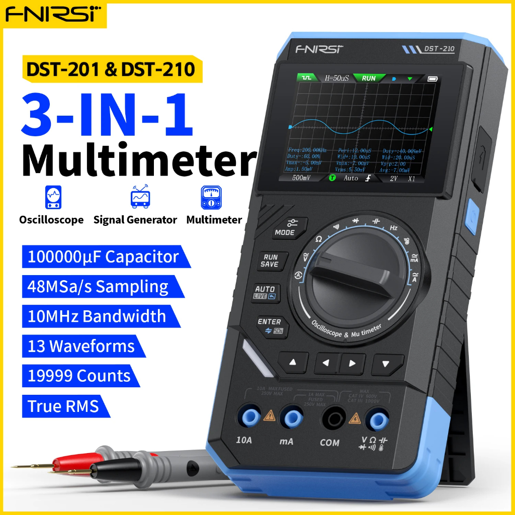 FNIRSI DST-210, 3 in 1 Electronic Repair Detection Tool, 19999 Counts ...