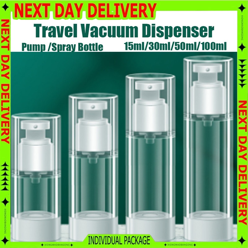 Vacuum Dispenser 15ml~100ml Perfume Atomizer Clear Refillable Portable ...