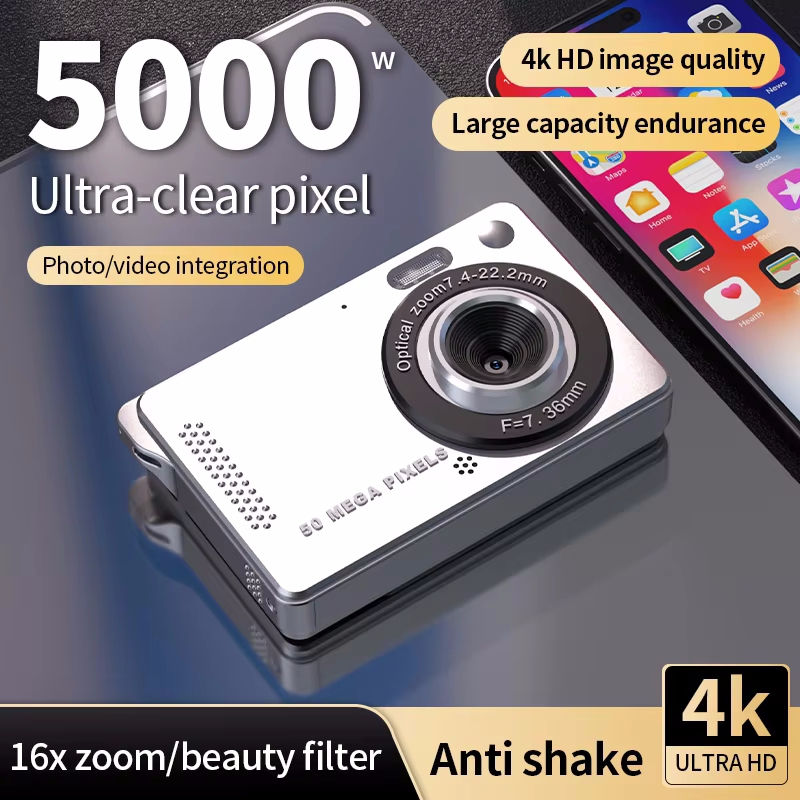 4K Digital Cameras 50 MP Portable Vlogging Camera 16X Zoom Camcorder ...