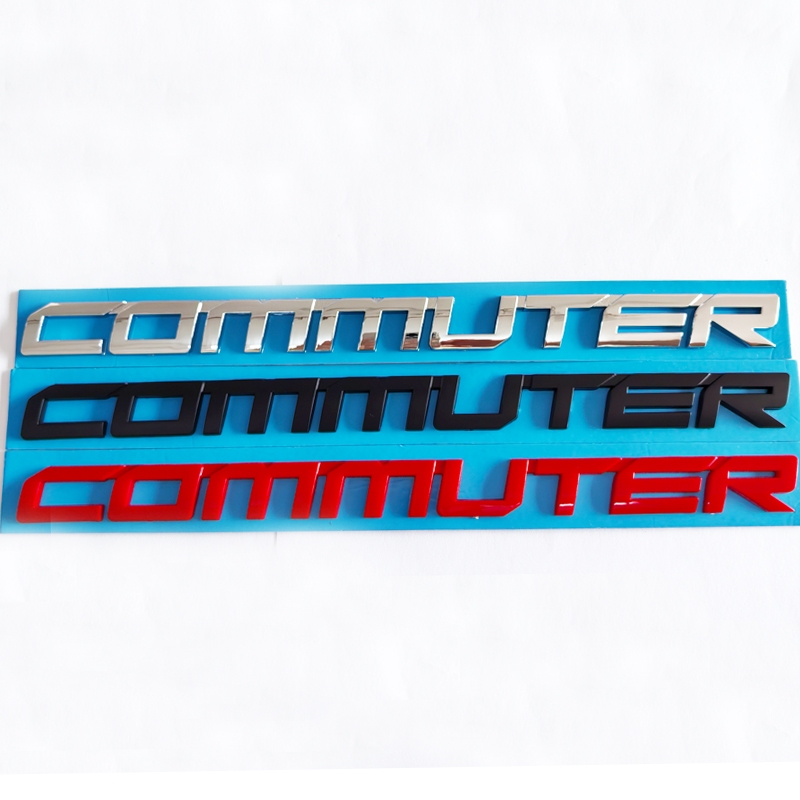 1 x New Model Big COMMUTER Letter Car Auto Emblem Badge Sticker Decal ...