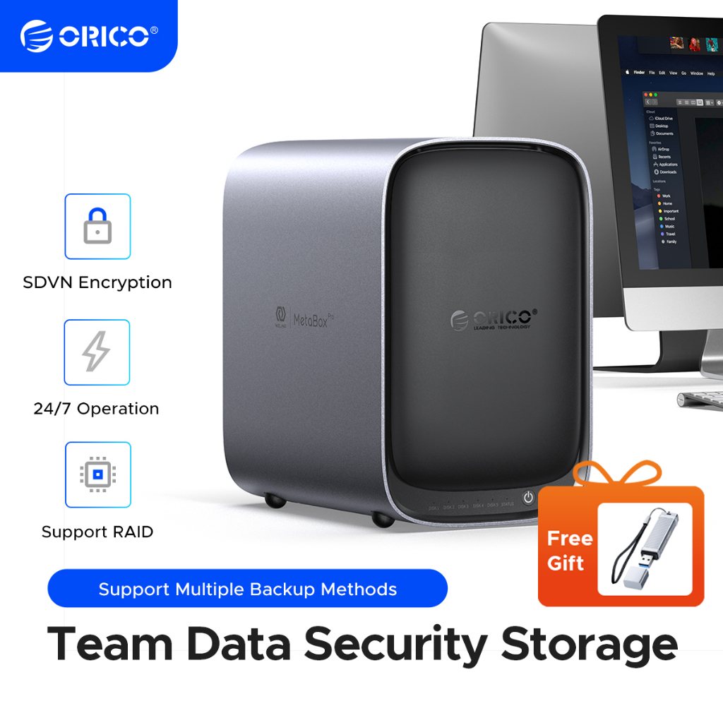 ORICO MetaBox Pro Team Storage NAS Support Docker Multi-account Access ...
