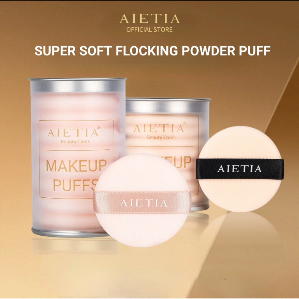 AIETIA 8PCs/Set High Quality Loose Powder Puff Pressed Puff Super With ...