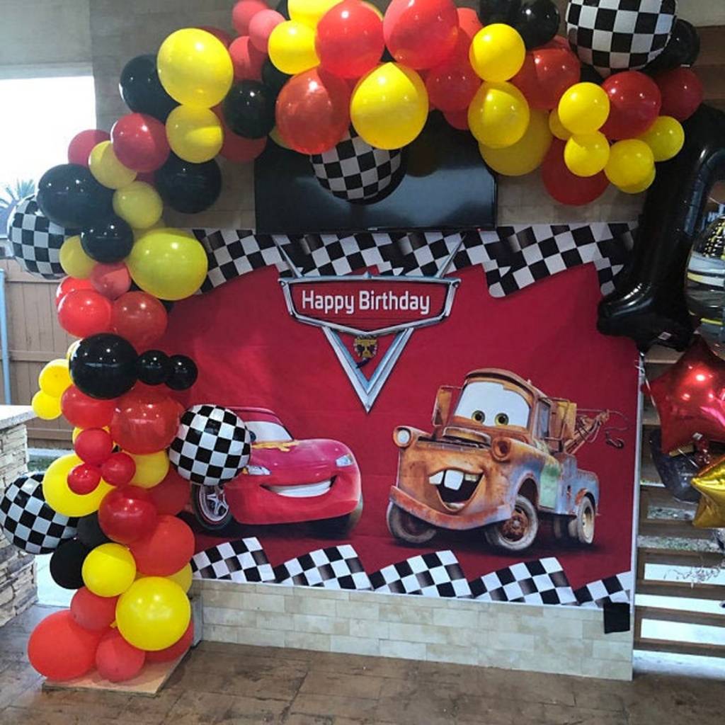 Checker balloon garland kit, racing balloon garland arch kit, Racing ...