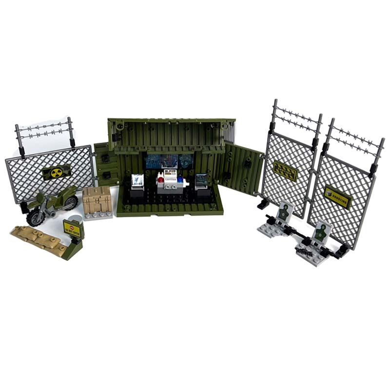 Military Scene Soldier Figures MOC Thunder Combat Command Center ...