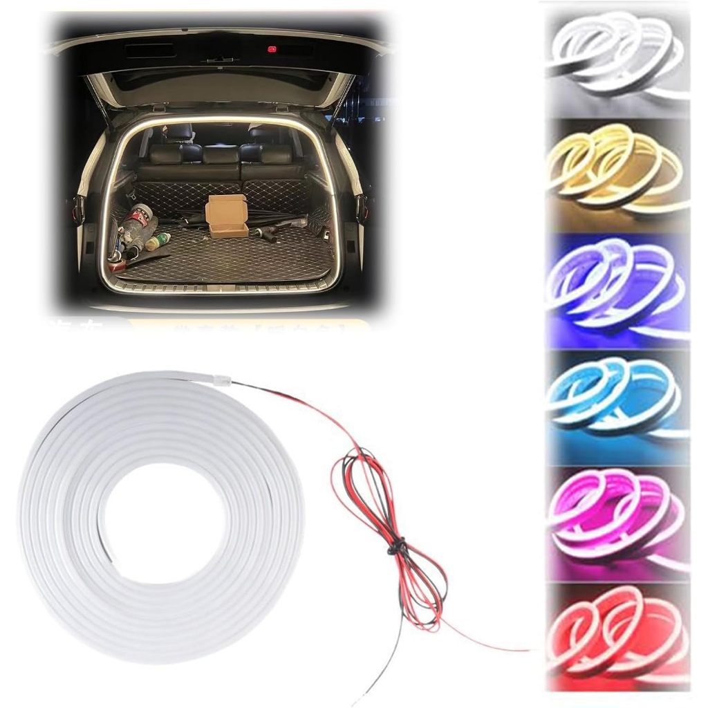 Car LED Strip Lights Trunk Cargo Ambient Lighting Flexible LED Light ...