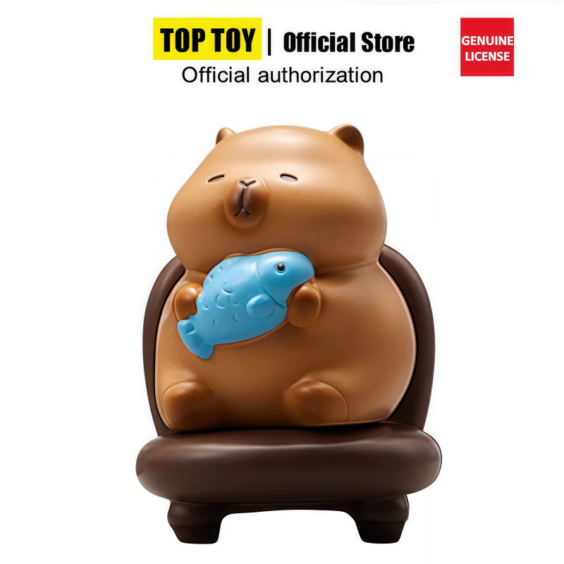 MINISO Part-time Dolphin Blind Box Cute Ornament Kapibala Doll Gift ...