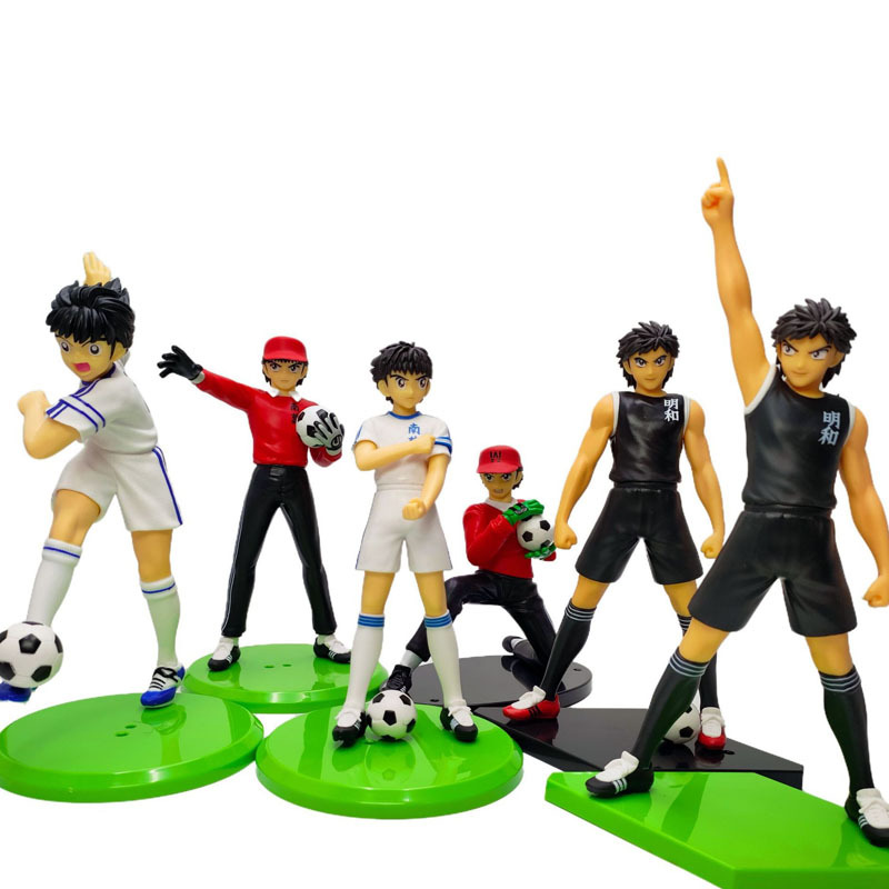 CaptaCaptain Tsubasa Anime Figure Ozora Tsubasa Action Figures Hyuuga ...