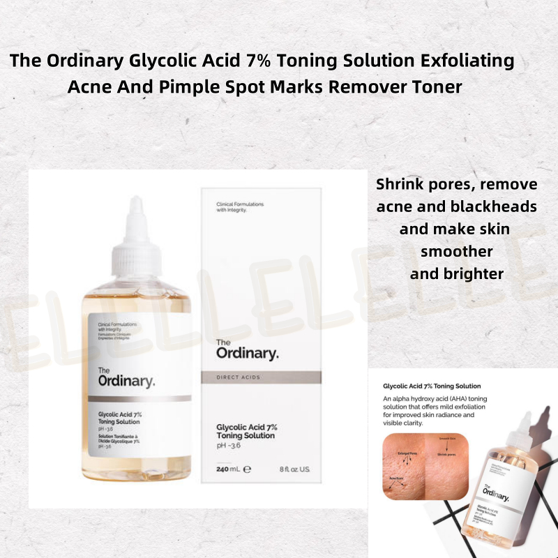 The Ordinary Toner Glycolic Acid 7% Toning Solution / Pimple Spot Marks ...