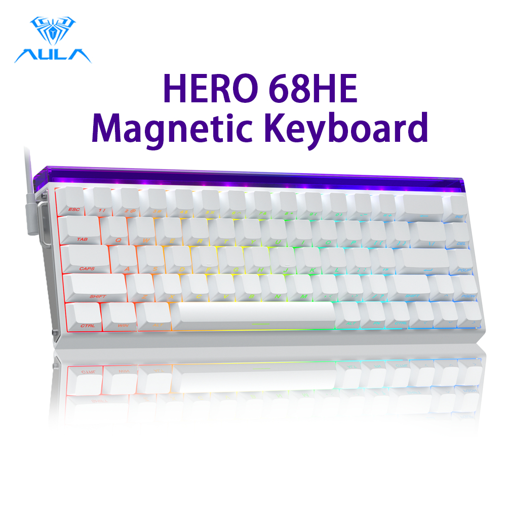 AULA HERO 68HE Magnetic RT Mechanical Keyboard 68Keys 8Khz Wired RGB ...