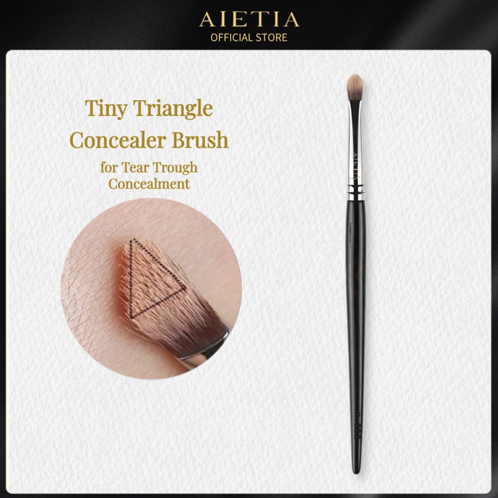 AIETIA Tiny Triangle Concealer Brush For Tear Trough Face Details ...