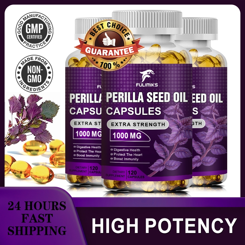 Organic Perilla Seed Oil Extract, Allergy Relief, Respiratory and ...
