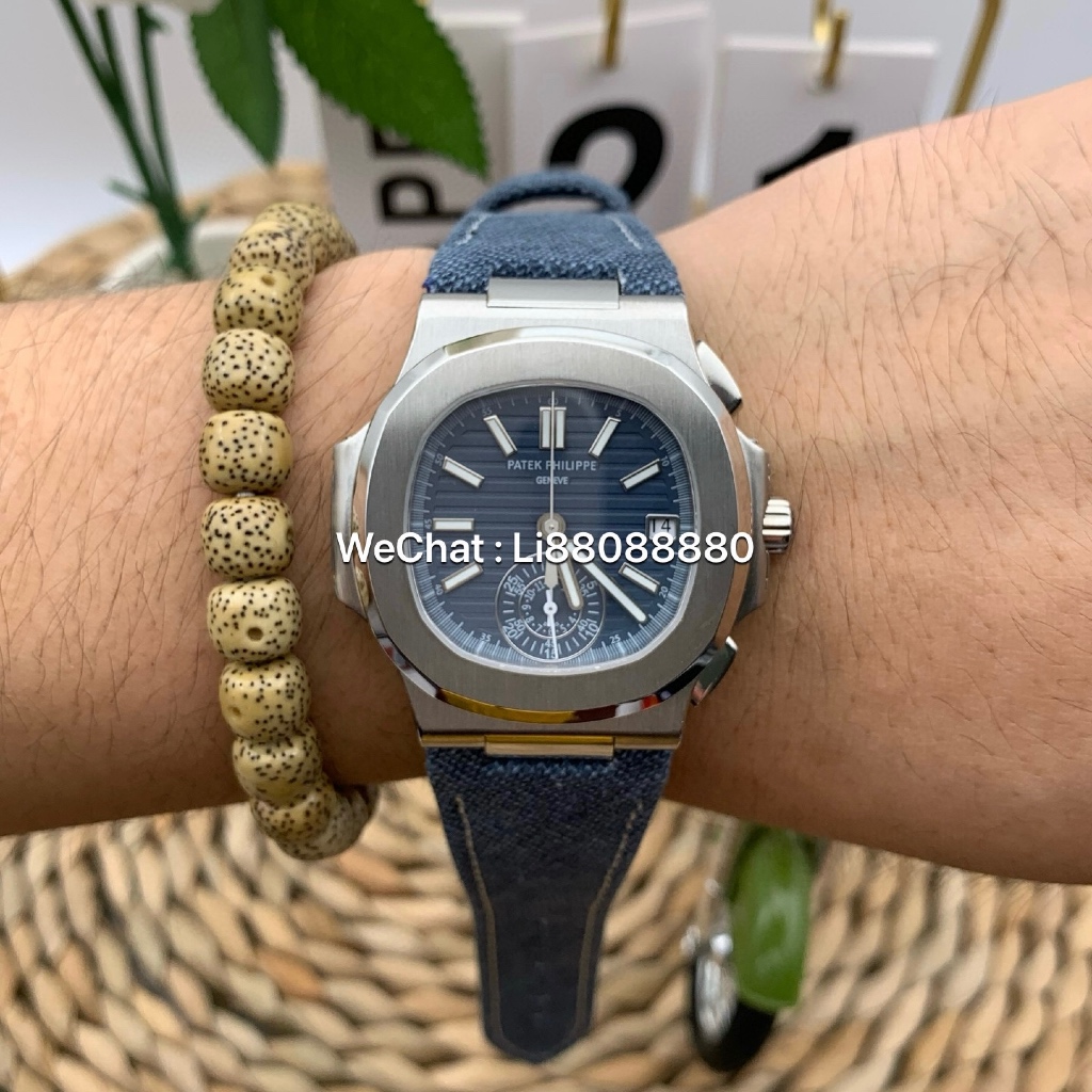 3K PPF PP Nautilus Swiss automatic chain movement sapphire glass size ...