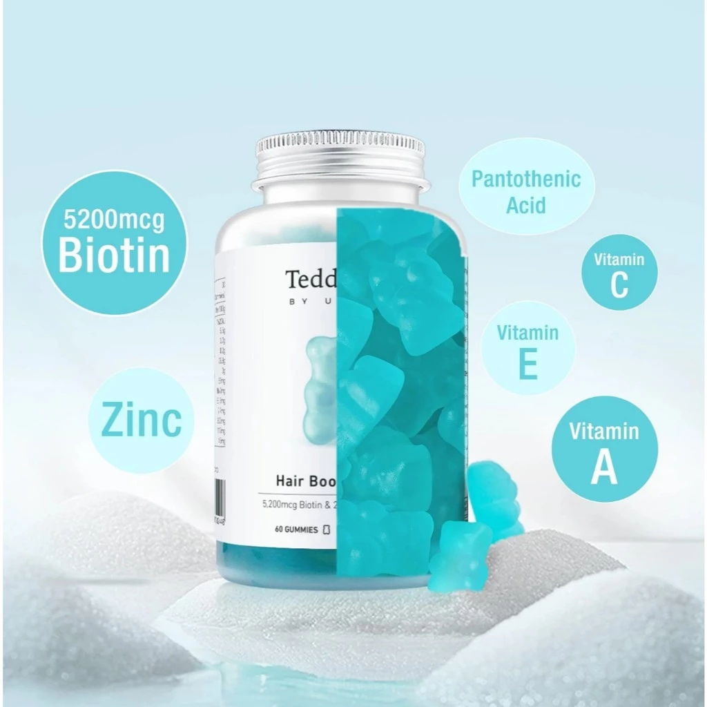 Teddi Lab Unichi Hair Boost Gummy (60 Gummies) | Shopee Singapore