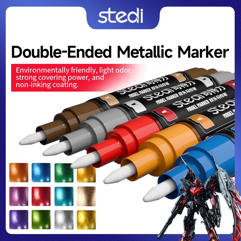 Stedi Metal Marker Double-Headed Basic Color Marker Combination Set ...