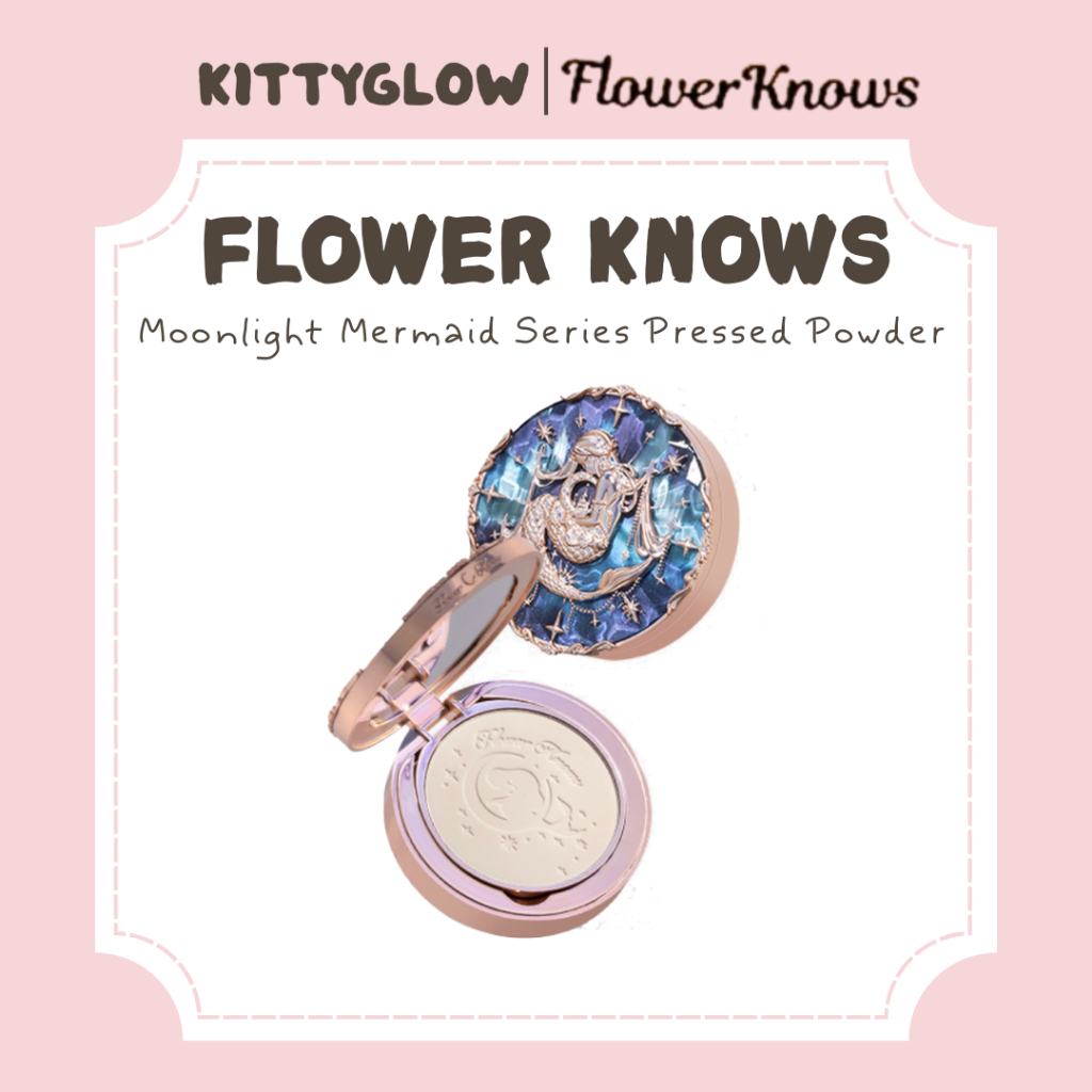 FLOWER KNOWS Moonlight Mermaid Series Pressed Powder | Shopee Singapore