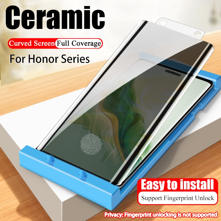 Curved Screen Full Cover Ceramic Film For Honor X9c X9b X9a 200 100 90 80 70 60 Magic7 Magic6 ...
