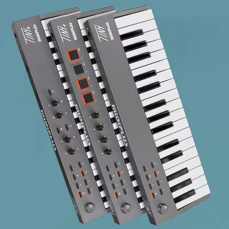 MiDiPLUS TINY + 32 Key Mini Strike Pad Electric Sound Controller MIDI Keyboard | Shopee Singapore