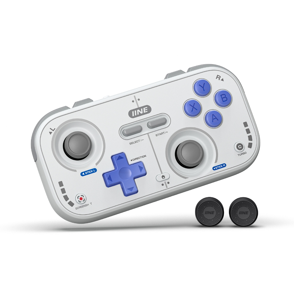 IINE Retro Pocket Game Controller /Compact & Portable Hall Joysticks ...