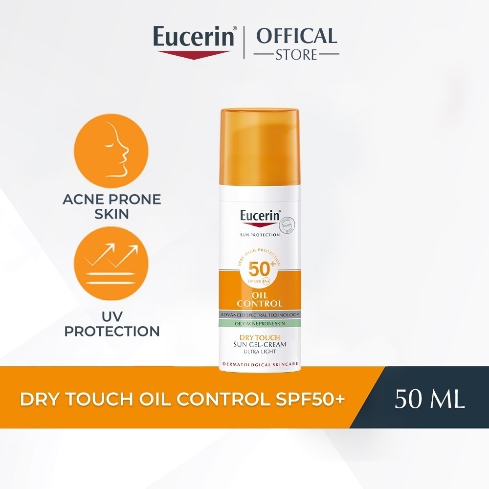 Eucerin Sun Protection SPF50++ Sun Dry Touch Acne Oil Control Ultra ...