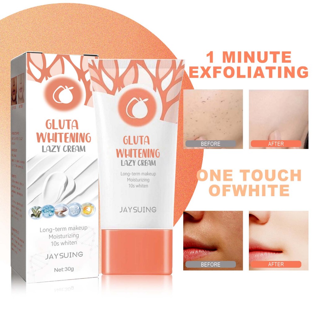Gluta Facial Whitening Lazy Cream 30g Moisturizing Long Term Removal ...
