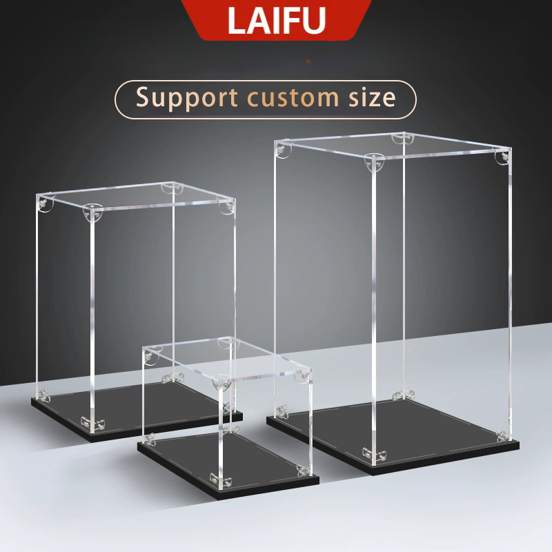 Large Size Acrylic Labubu Display Box ZIMOMO Display Box Pop Mart Blind ...