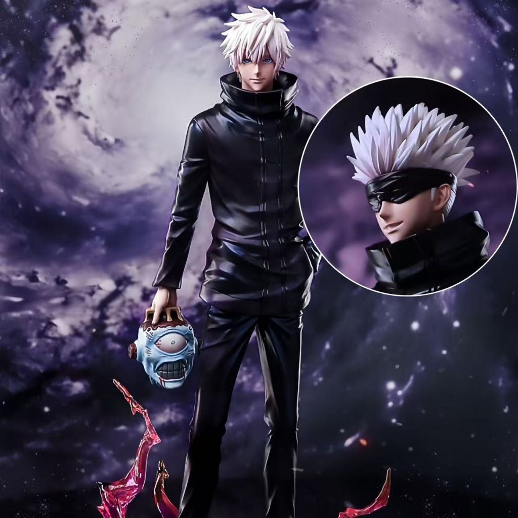 Gojo Satoru Action Figure - Jujutsu Kaisen Anime Collectible Poseable ...