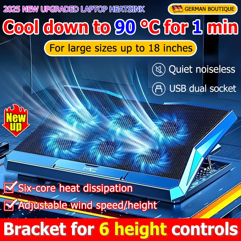 【24 hours delivery】laptop cooler laptop radiator with fan laptop ...