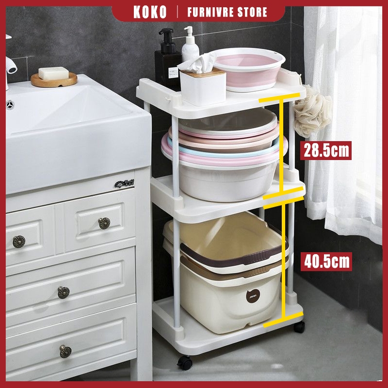 Clip organizer bathroom shelf bathroom basin shelf toilet storage shelf ...