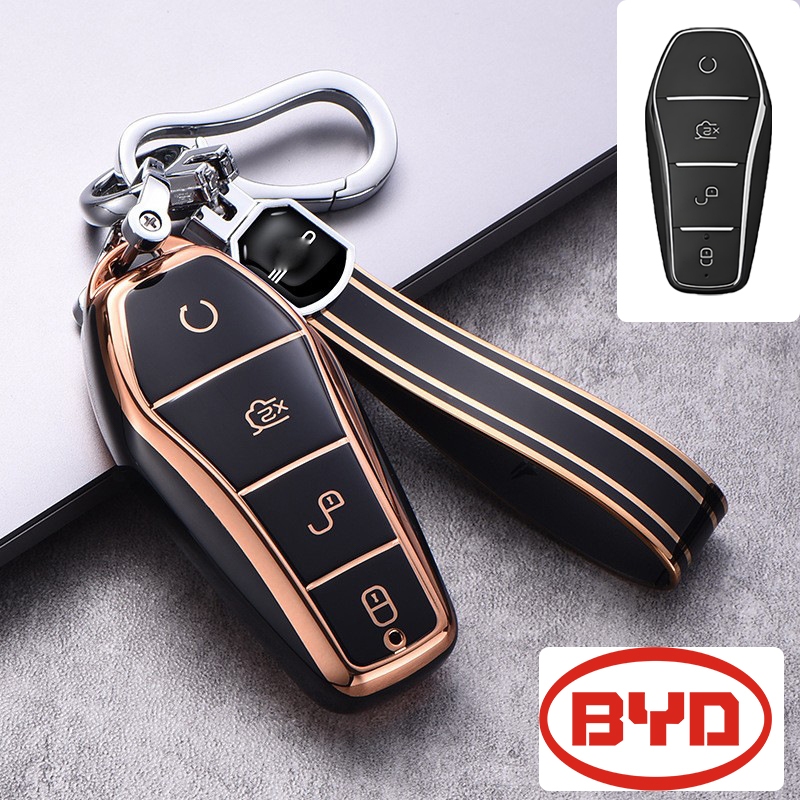 BYD car remote control key cover is suitable for BYD Atto 3/Dolphin ...